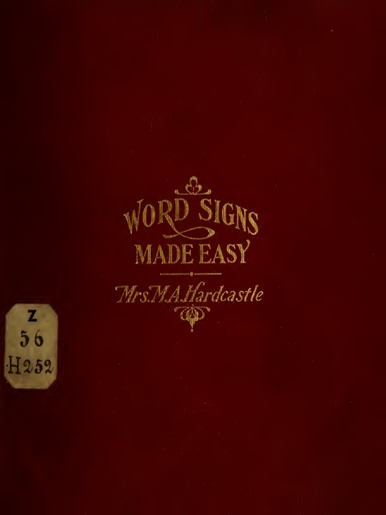 Word Sign Sentence Dictation Book 1902 | PDF | Writing