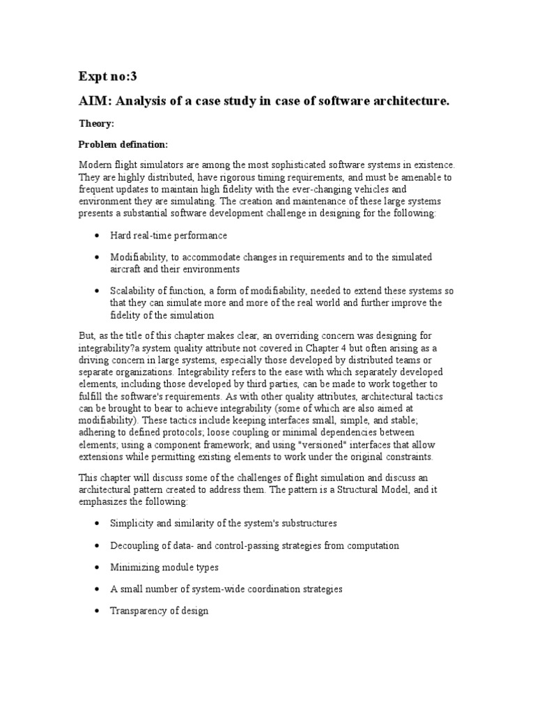 Expt No:3 AIM: Analysis of A Case Study in Case of Software ...