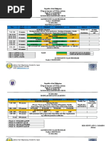 2024-2025-SNED CLASS-PROGRAM | PDF | Public Administration | Philippines