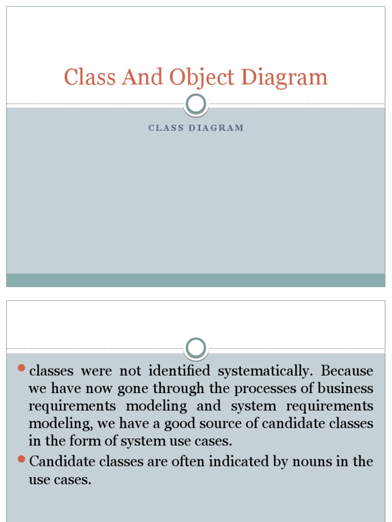 10.class and Object Diagram | PDF | Class (Computer Programming ...