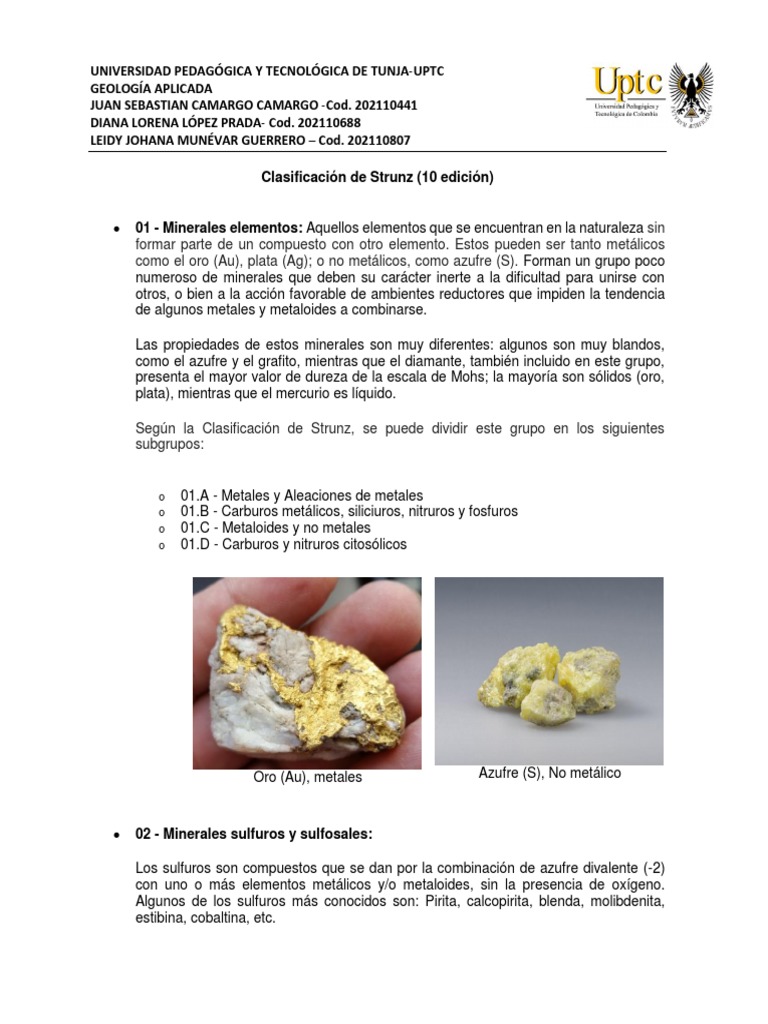 Clasificación de Strunz (10a edición): Una guía para la clasificación ...