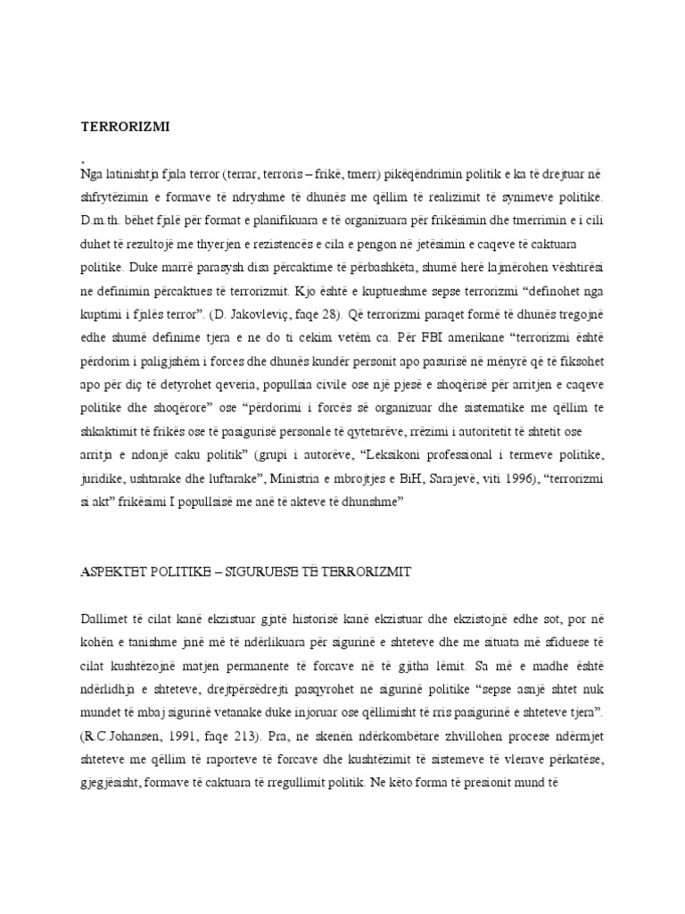 Terrorizmi | PDF