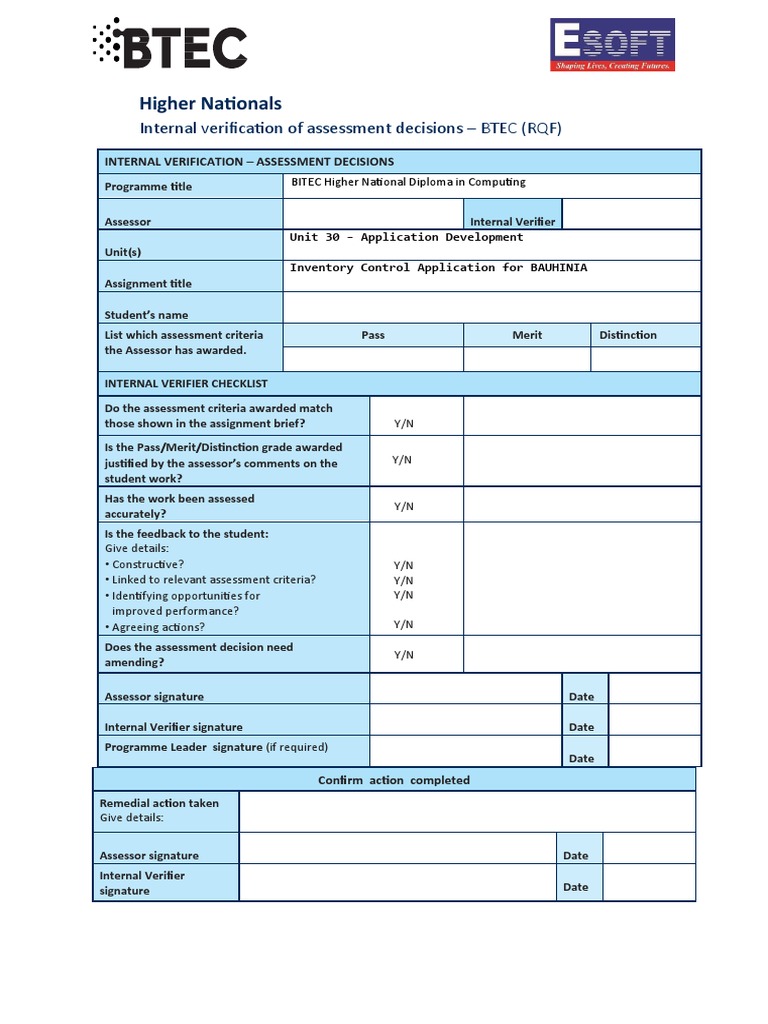 Unit 30-Application Development-Reworded-2021 | PDF | Plagiarism | Software Development