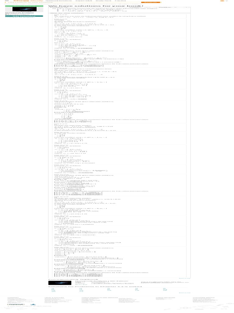 Chapter 5.2 Solutions - Numerical Analysis 9th Edition | PDF ...