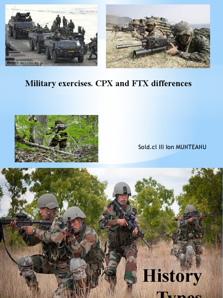 4.military Exercises. CPX and FTX Differences Munteanu | PDF | Warfare ...