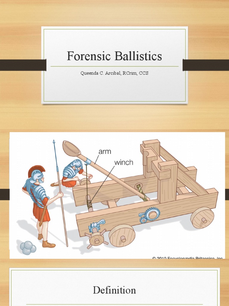 Forensic Ballistics Science | PDF | Ballistics | Projectiles