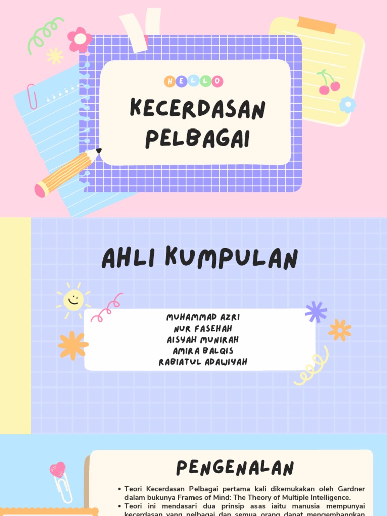 Kecerdasan Pelbagai Kaedah Pengajaran BM Tutorial m5 | PDF