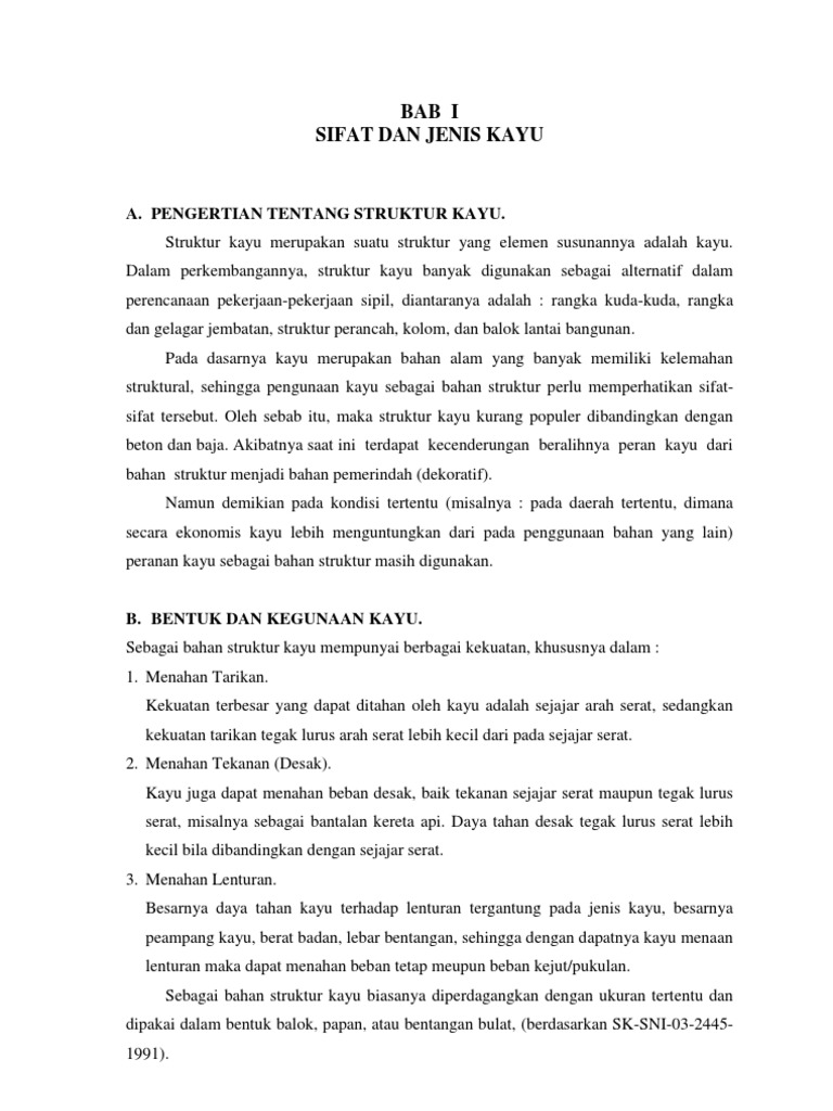 Inti Struktur Kayu | PDF | Griya & Taman