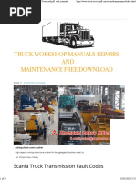 Scania Fault Codes | PDF | Relay | Electrical Components