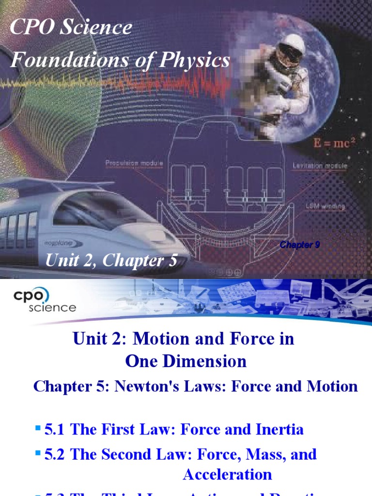 CPO Science Foundations of Physics: Unit 2, Chapter 5 | PDF | Force ...