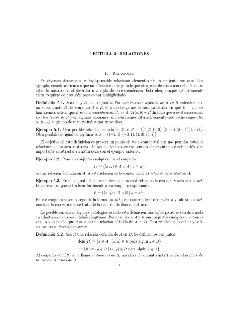 Algebra Superior | PDF | Función (Matemáticas) | Conjunto (Matemáticas)