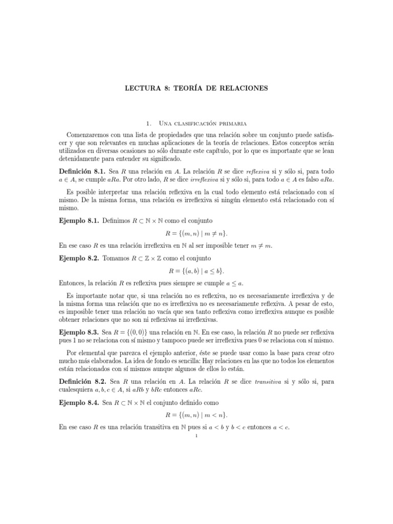 Algebra Superior | PDF | Función (Matemáticas) | Conjunto (Matemáticas)