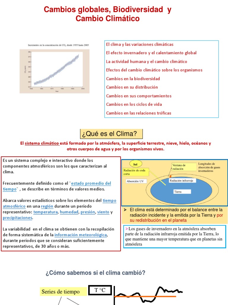 Efectos del Cambio Climático Global | PDF | Clima | Gases de efecto ...