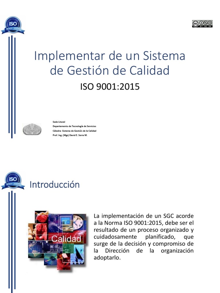 Implementación SGC 2018 | PDF | Calidad (comercial) | Auditoría