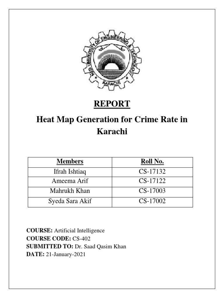 Heat Map Generation For Crime Rate - Report | PDF | Geographic ...