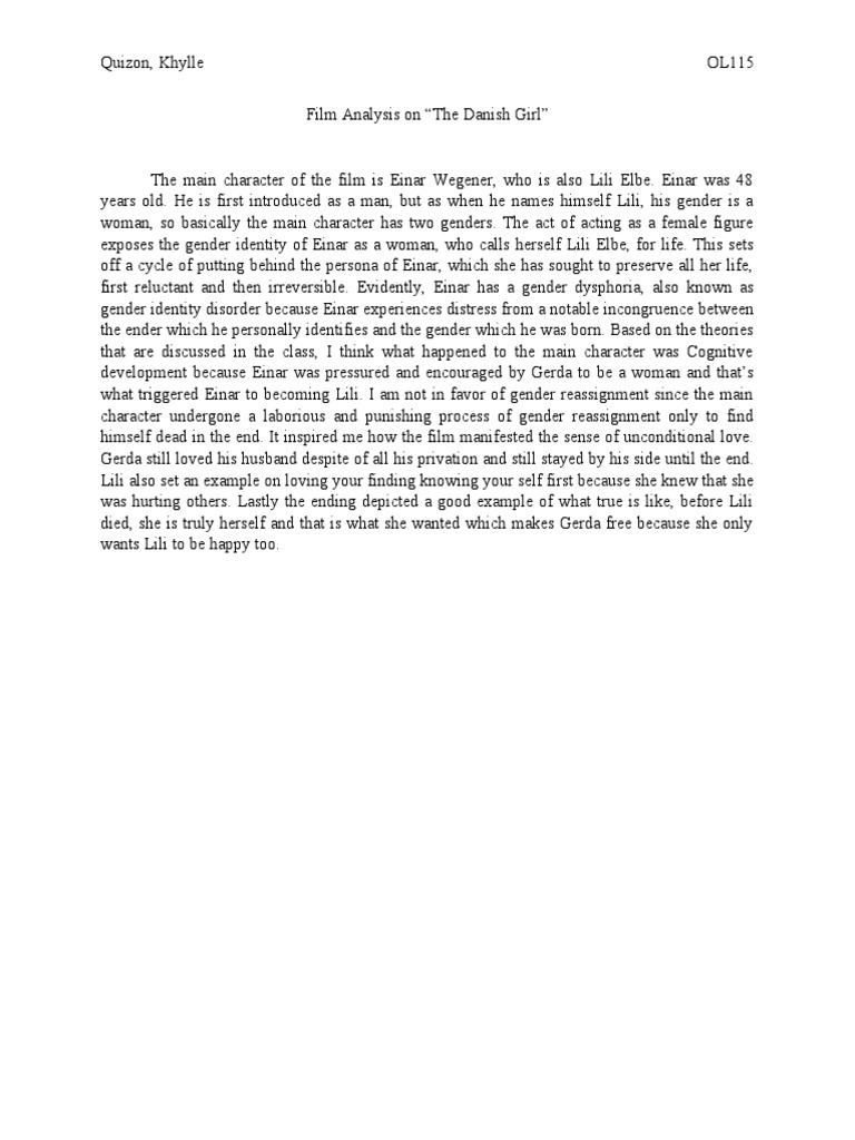 GED109 Film Analysis | PDF