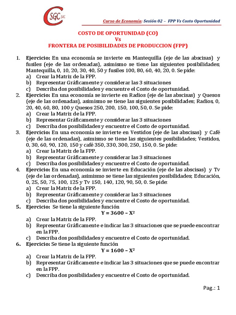 Ejercicios 02 - FPP - CO | PDF