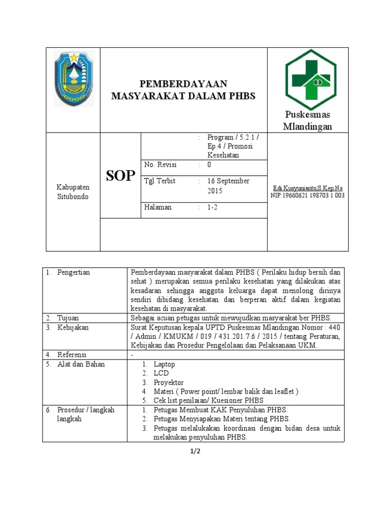 Pemberdayaan Masyarakat Dalam PHBS | PDF | Pengembangan Diri | Kesehatan Holistik