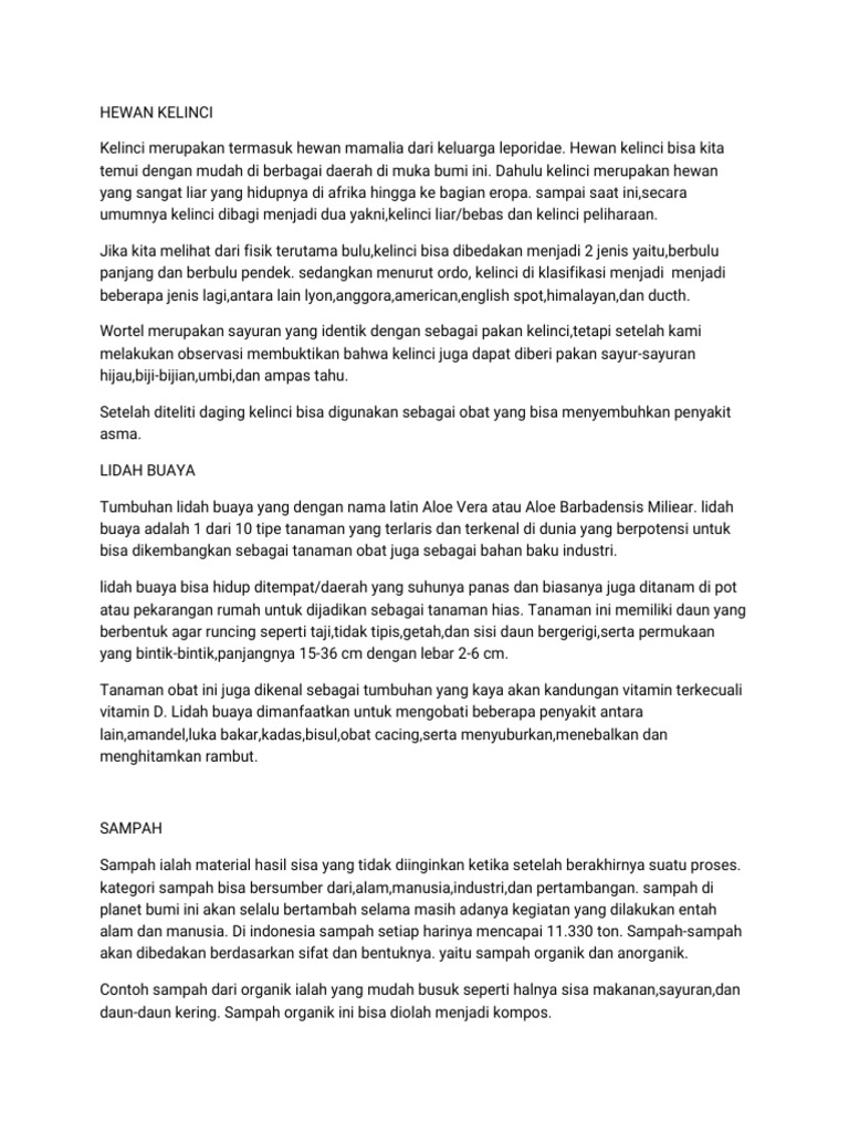 Contoh Teks Laporan-WPS Office | PDF