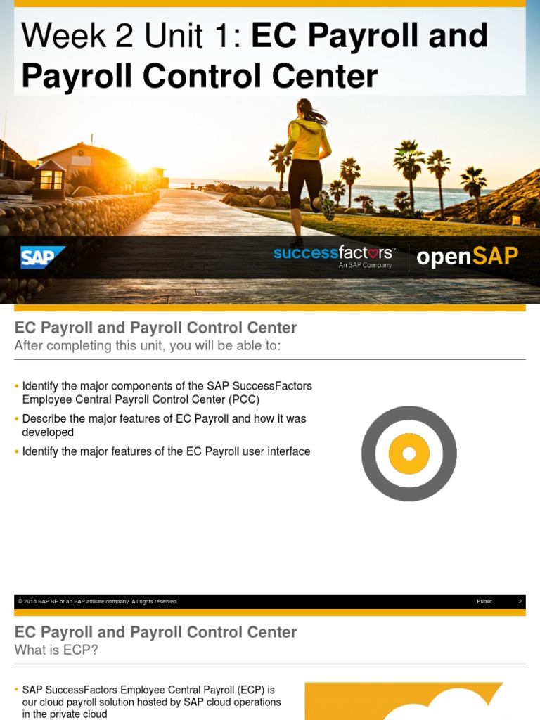 Payroll Control Center: Week 2 Unit 1: EC Payroll and | PDF | Payroll ...