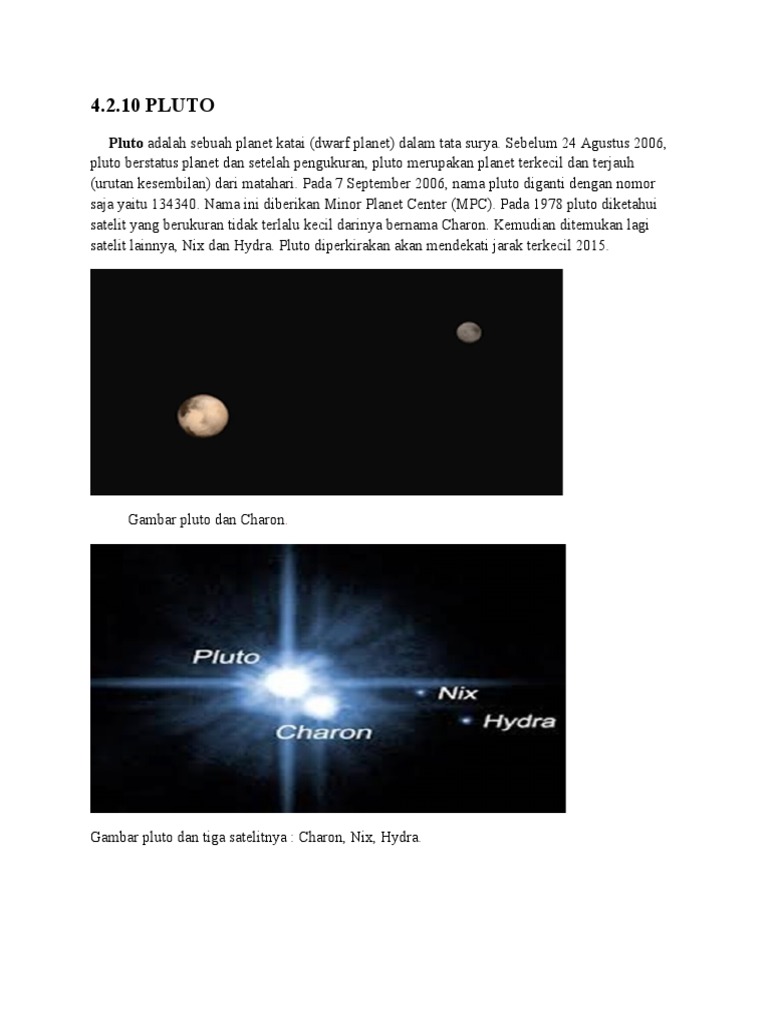 Pluto | PDF