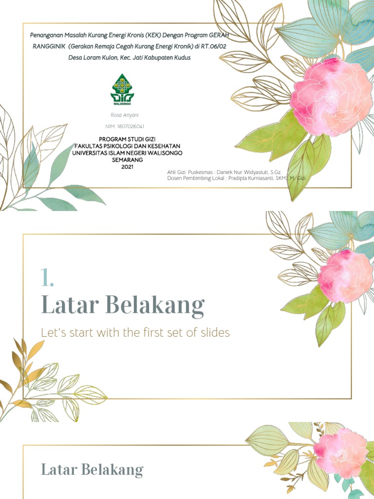 Kurang Energi Kronik (KEK) Pada Remaja Putri | PDF