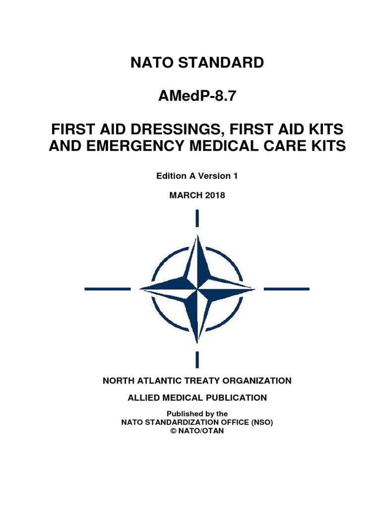 NATO First Aid Kits | PDF | First Aid | Intravenous Therapy