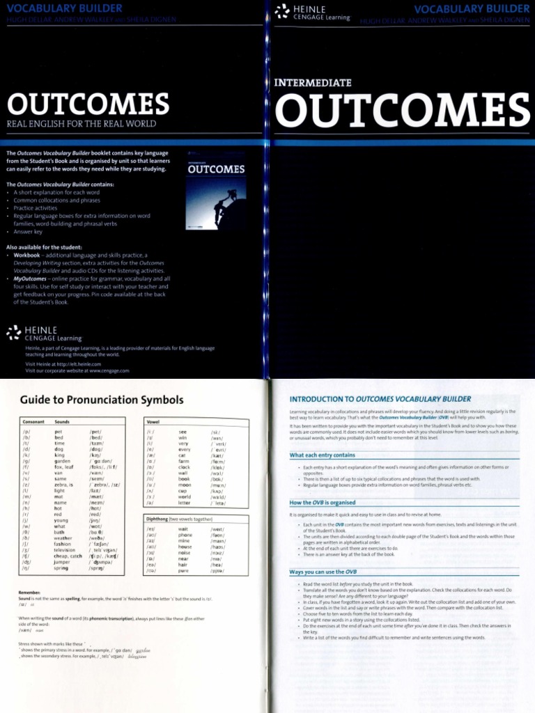 Outcomes Intеrmediate Vocabulary Builder | PDF | Fluency | English Language