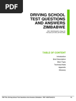 Namibia Driving Learners Book | PDF