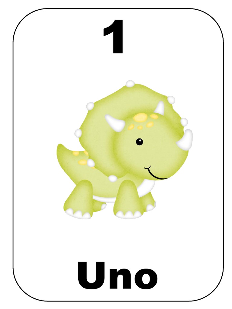 Numeros Dinosaurios | PDF