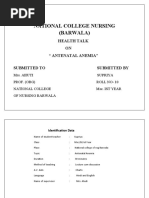 Lesson Plan On Antenatal Care | PDF | Obstetrics | Pregnancy