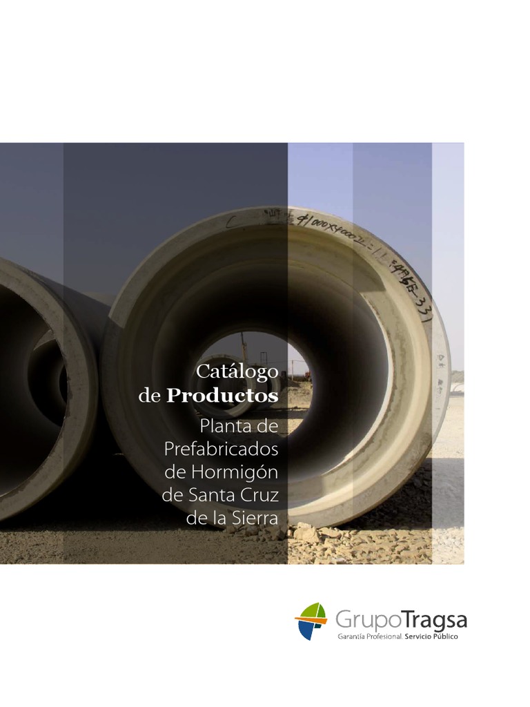 Cat Logo de Productos Planta de Prefabricados Hormig N | PDF | Hormigón | Acero