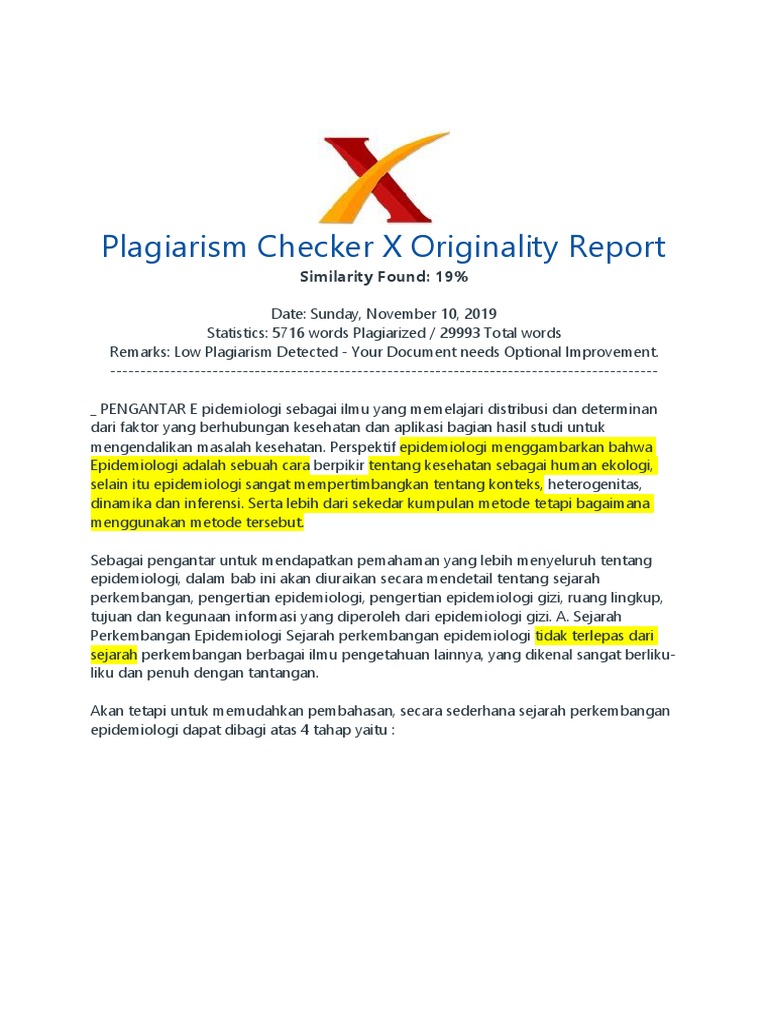 Materi Epidemiologi STR GZ Dan D3 Gizi | PDF