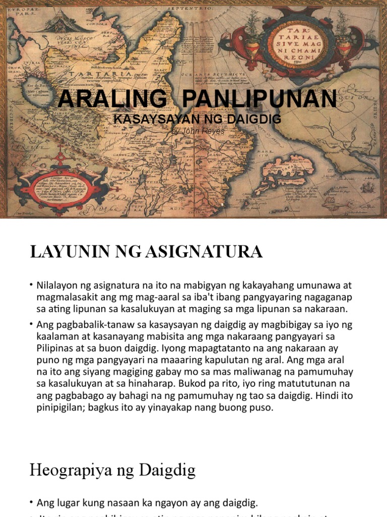 Araling Panlipunan - Grade 8 | PDF