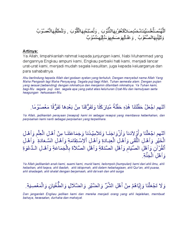Doa Nikah | PDF