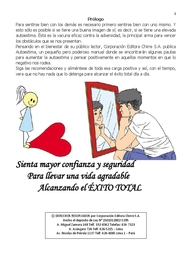Libro de Autoestima | PDF | Autoestima | Psicoterapia
