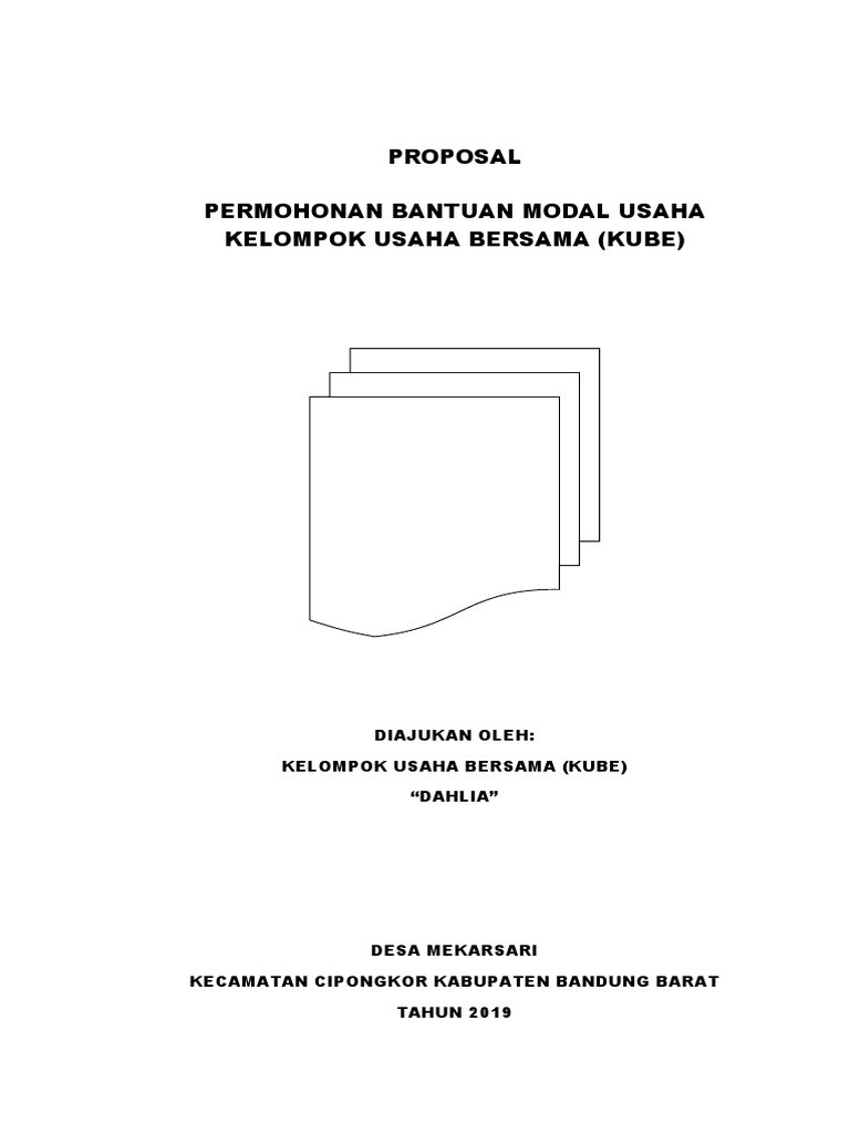 PROPOSAL Kube Mekarsari | PDF