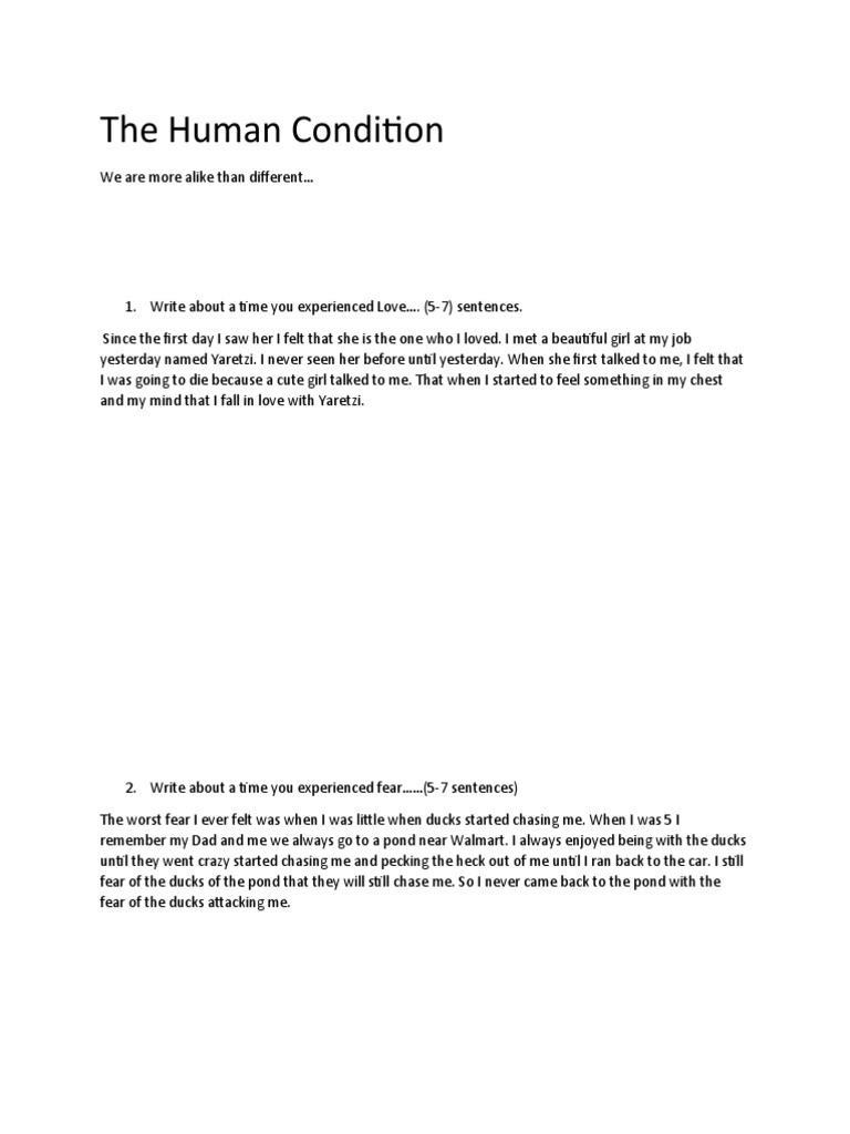 The Human Condition | PDF