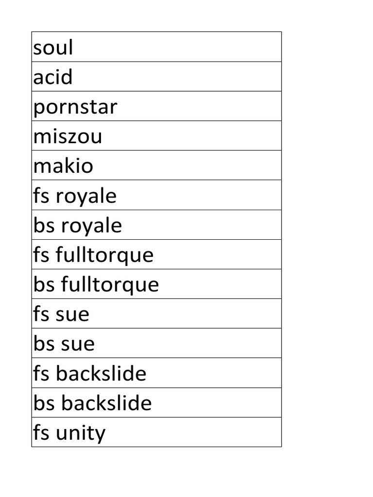 Soul Acid Pornstar Miszou Makio Fs Royale Bs Royale Fs Fulltorque Bs ...