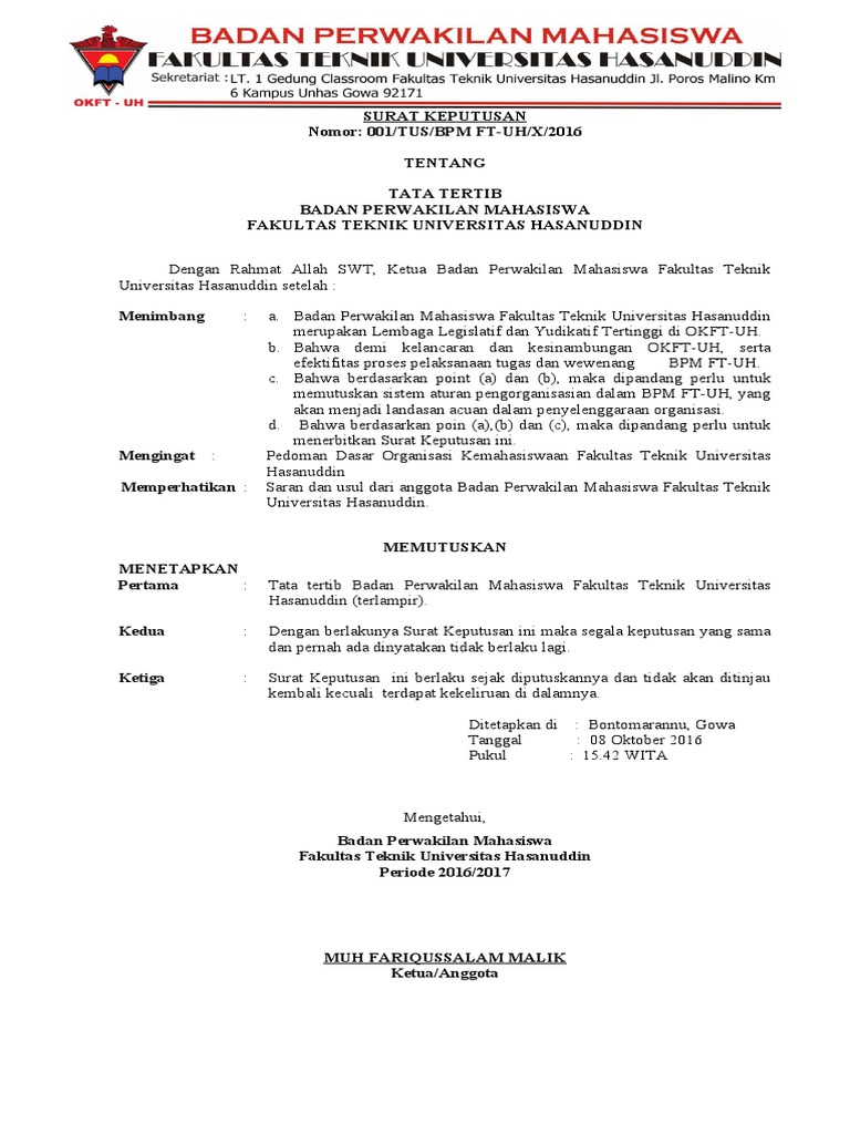 001 - Tatib | PDF