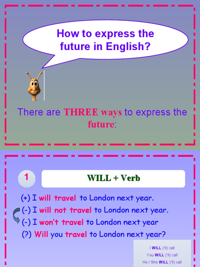 How To Express The Future in English? | PDF | Linguistic Typology ...