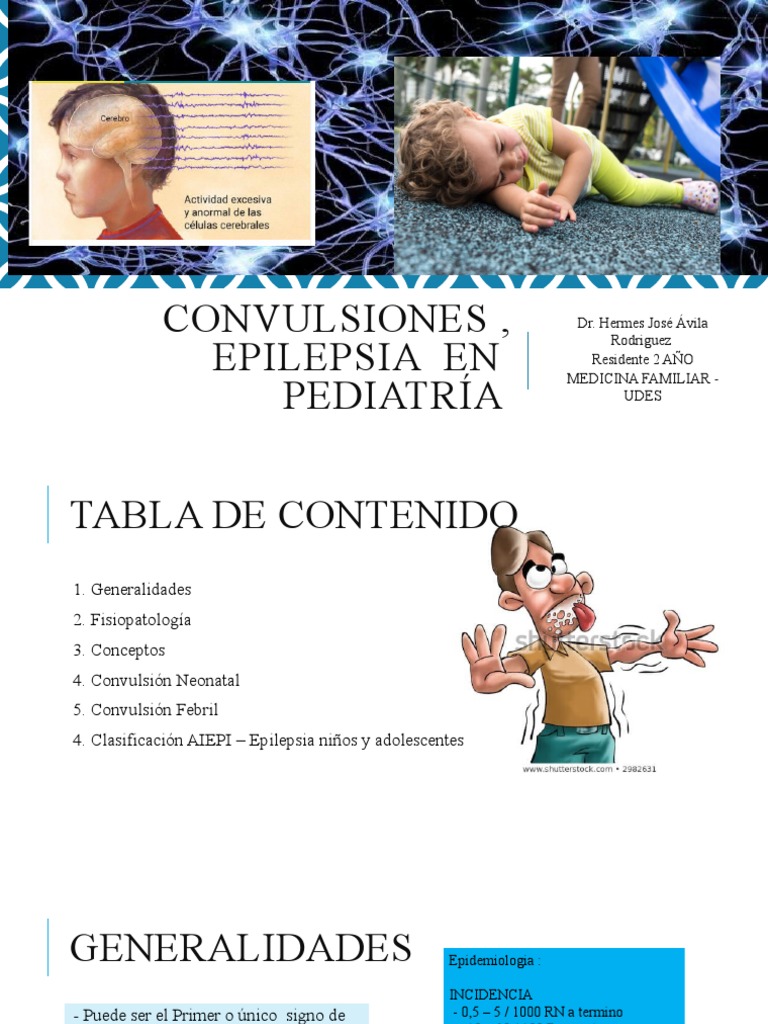 Convulsiones en Pediatría - HJAR | PDF | Epilepsia | Enfermedades y ...