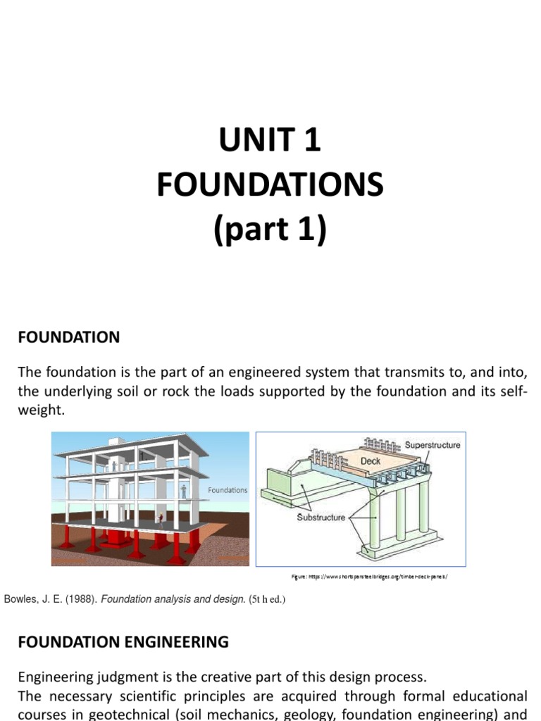Foundation Engineering Principles | PDF | Foundation (Engineering ...