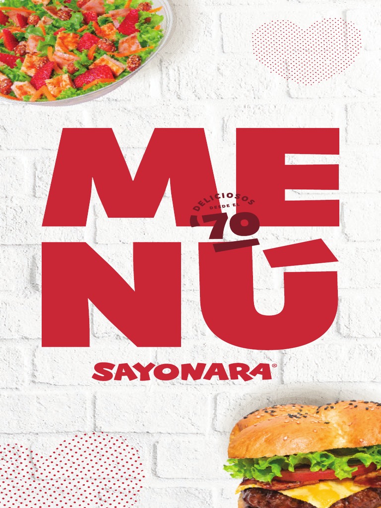 Menu General Sayonara | PDF