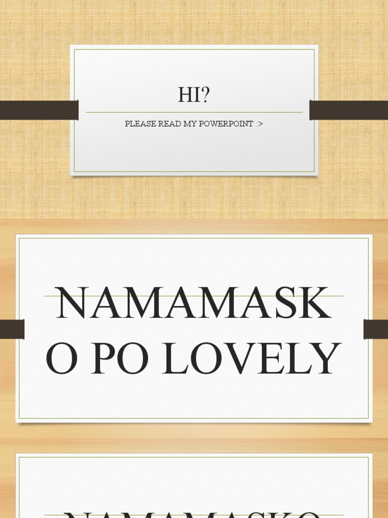 Namamasko Po !!! | PDF