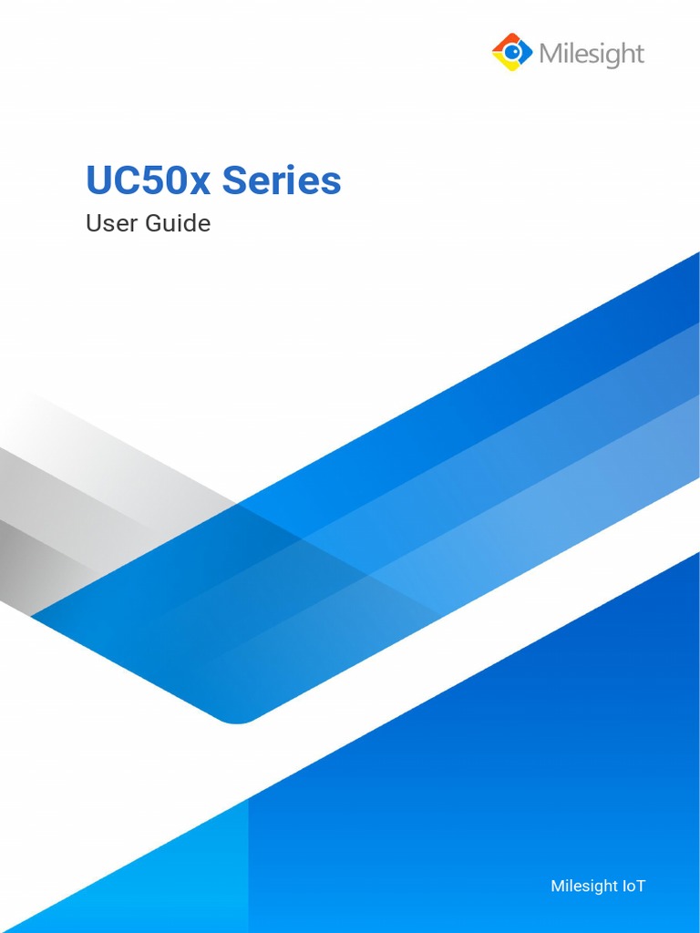 Uc50x Series User Guide en | PDF | Gateway (Telecommunications) | Internet Of Things