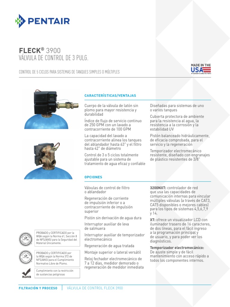 Fleck® 3900 | PDF