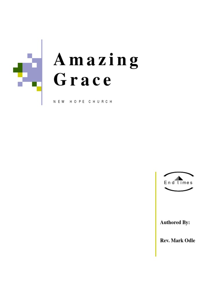 Amazing Grace | PDF | Grace In Christianity | Salvation
