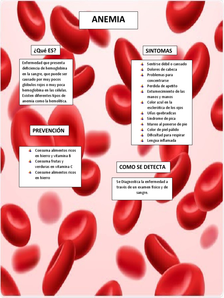 Infografia Anemia | PDF
