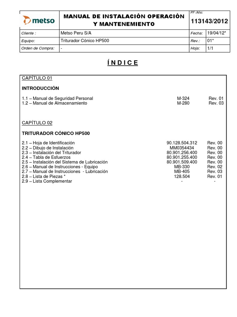 2 - Indice - 01 | PDF